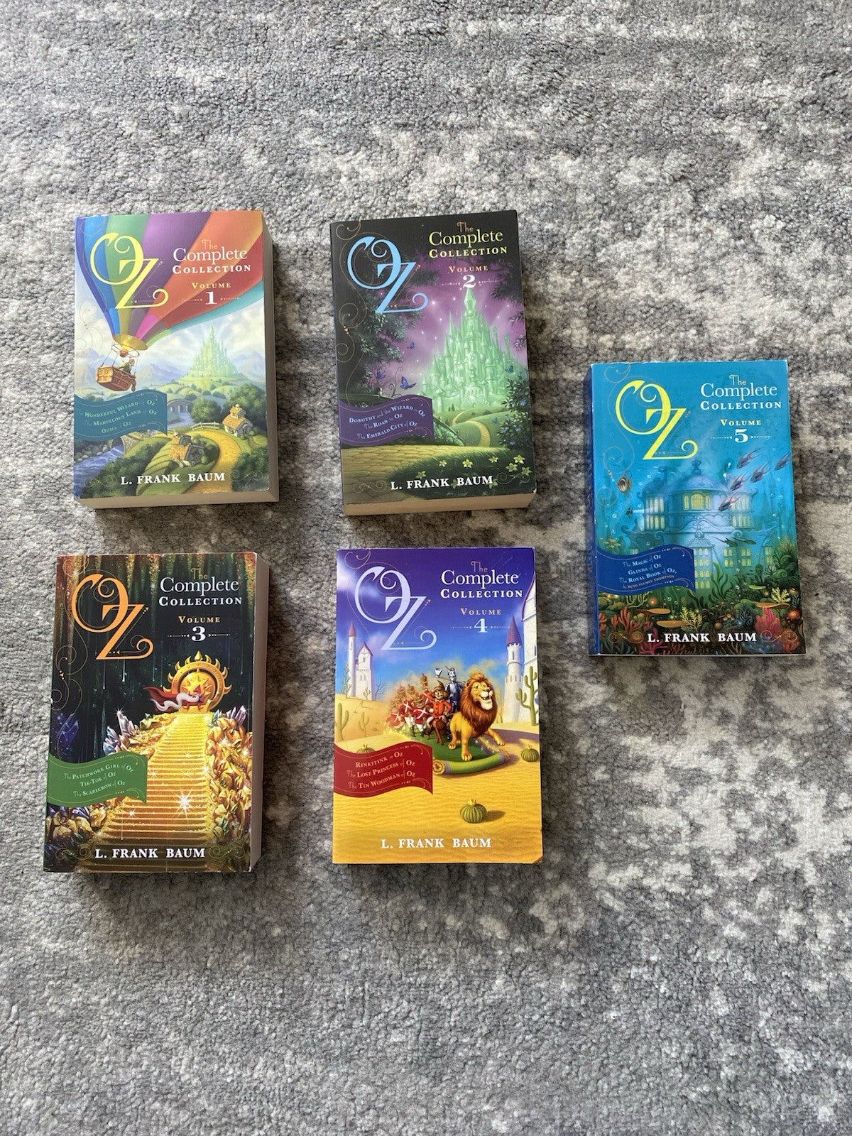 Oz the Complete Collection: Wizard of Oz Vol 1-5 Bundle L .Frank Baum ...