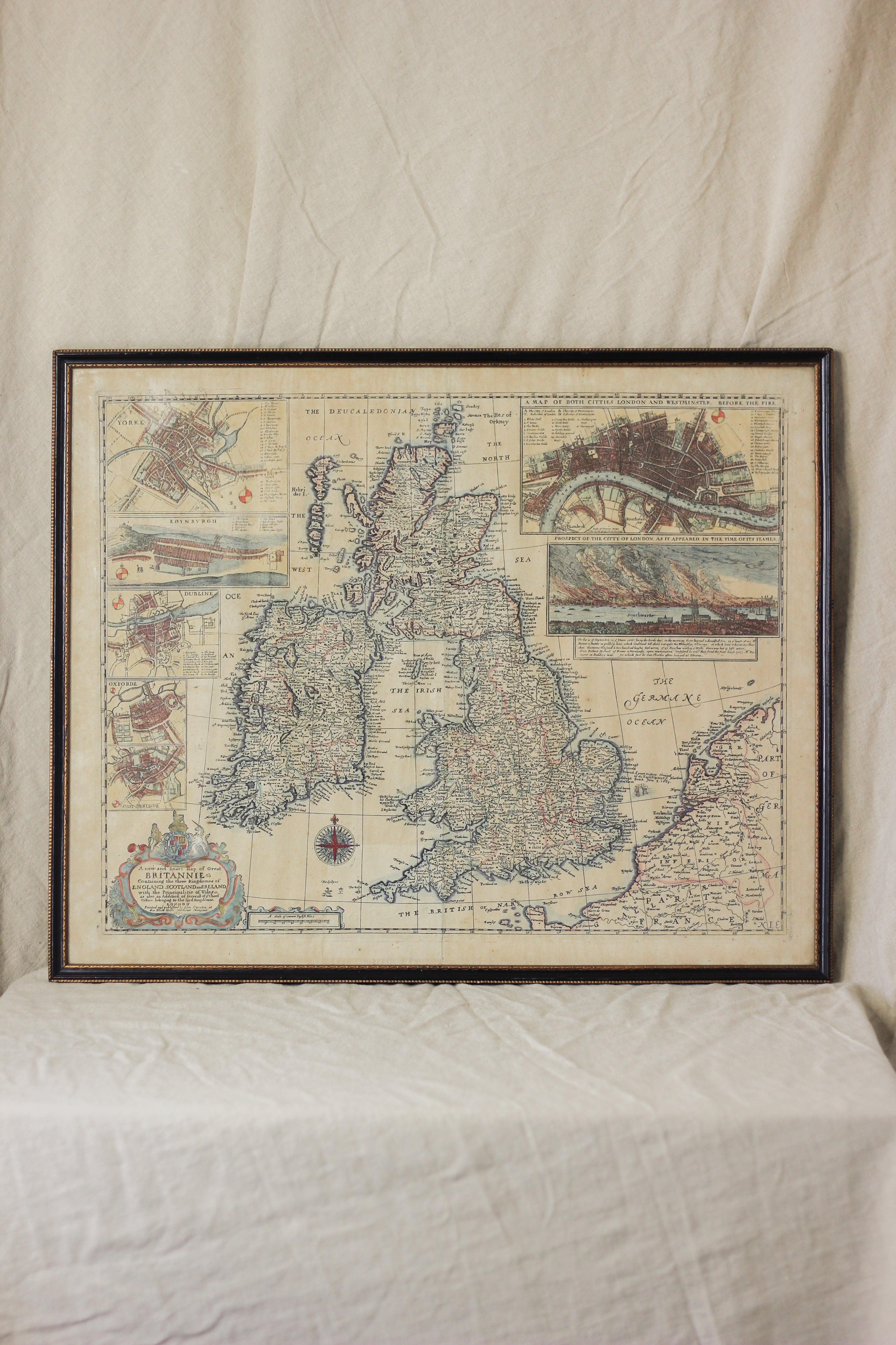 Map of Great Britain and Ireland, Antique Map – Saint Dante